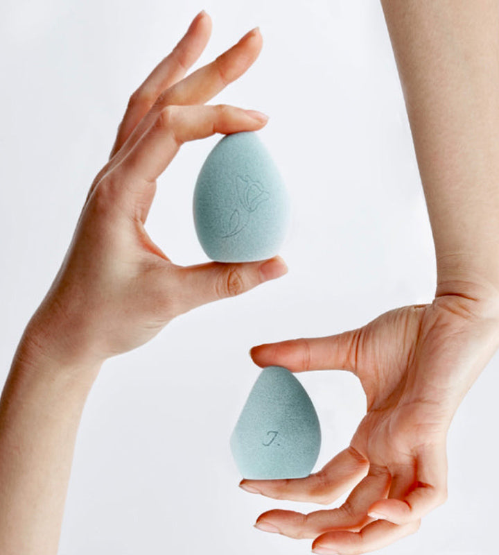 JUNOCO Microfiber Rosé Velvet Sponge